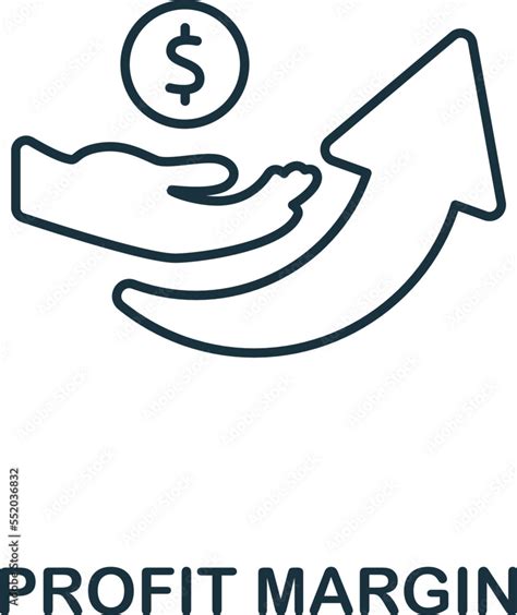Profit Margin Icon Monochrome Simple Company Structure Icon For Templates Web Design And