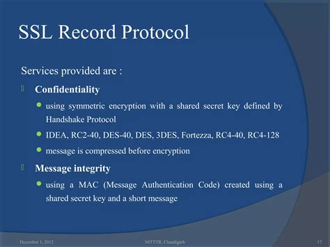 Secure Socket Layer Ppt Internet Computing