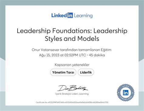 Onur Vatansever On Linkedin Certificate Of Completion