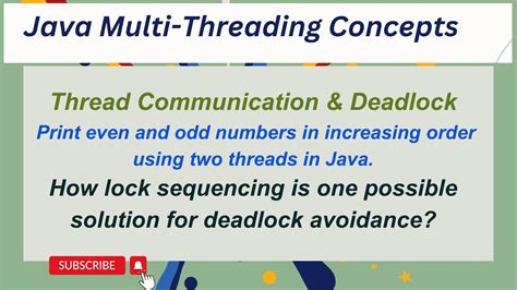 java threads interview questions thread communication deadlock