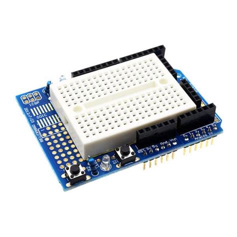 PROTOSHIELD PARA ARDUINO UNO CON PROTOBOARD Electronica Plett