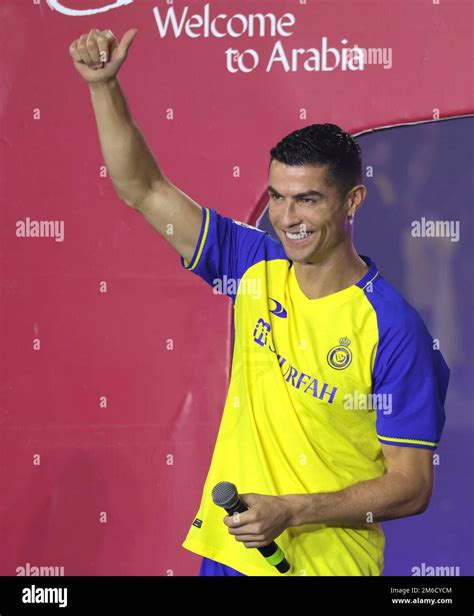 Riyadh 3rd Jan 2023 Al Nassrs Portuguese Forward Cristiano Ronaldo