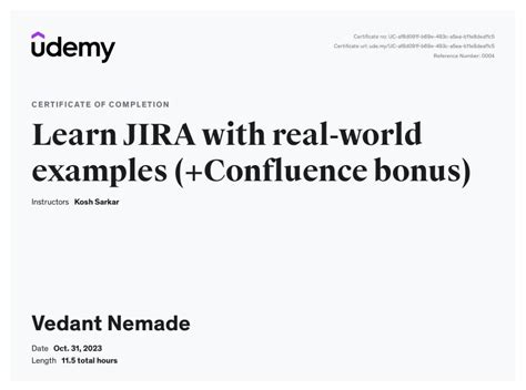 Vedant Nemade On Linkedin Jira Confluence Projectmanagement Certification