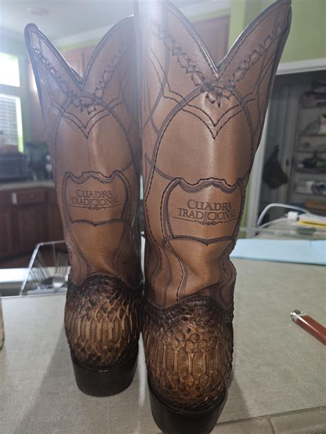 Cuadra Python In Honey Color Rcowboyboots
