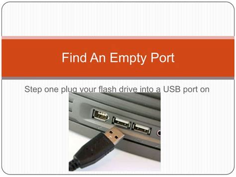 Find An Empty Port Ppt