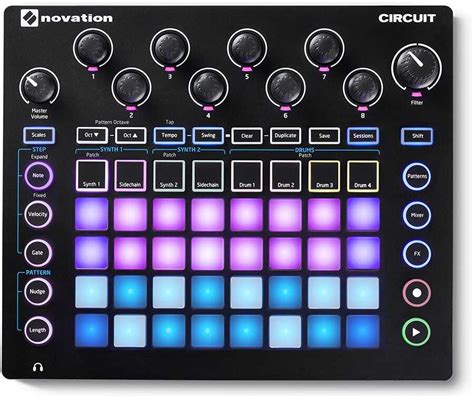 Novation Circuit Beat Maker Midi Pad Kontrol Ünitesi Sample Pad Novation
