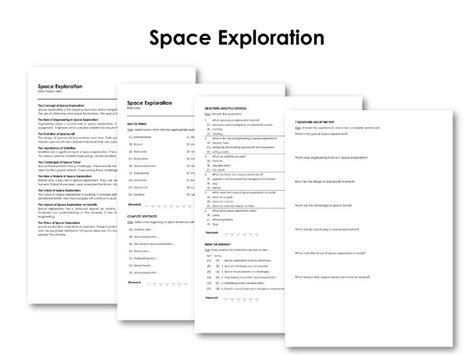 Space Exploration Teaching Resources