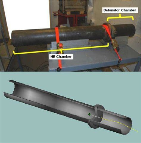 3 Sketch Of An Explosive Driven Shock Tube Alley 2009 Download Scientific Diagram