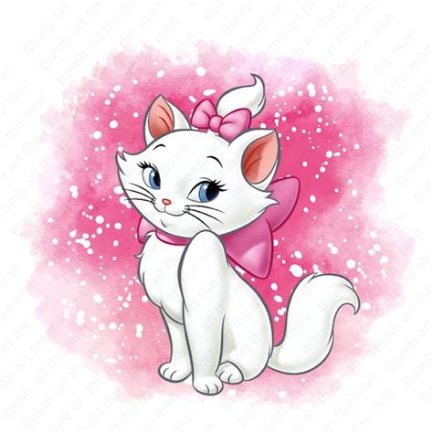 Dibujo De Marie De Los Aristogatos Figura De La Gatita Jolie Marie De