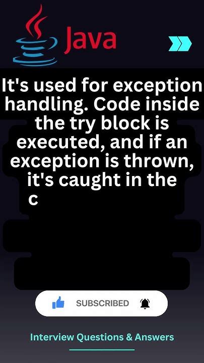 What Is The Try Catch Finally Block In Java Java Shorts