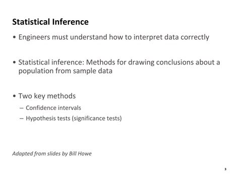 PPT 3 Statistical Inference PowerPoint Presentation Free Download ID 2186671
