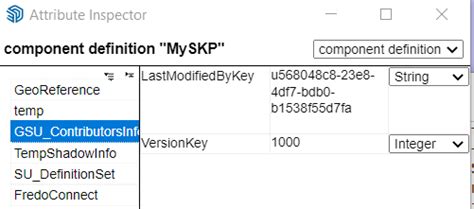 Does Anyone Knows What Is The Attribute Dictionary Gsu