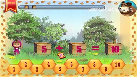 Маша и Медведь Развивающие игры для детей Youtube