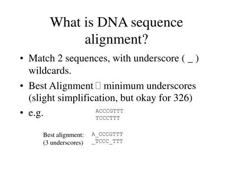 Ppt Dna Sequence Alignment Powerpoint Presentation Free Download Id9412687