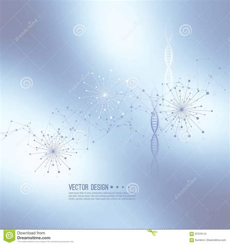 Array With Dynamic Emitted Particles Stock Vector Illustration Of
