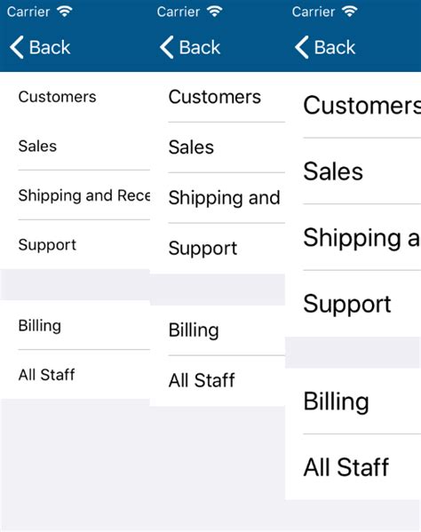 Handling Dynamic Type Changes In A Static UITableView