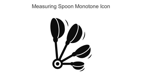 Measuring Spoon Monotone Icon In Powerpoint Pptx Png And Editable Eps Format Ppt Sample