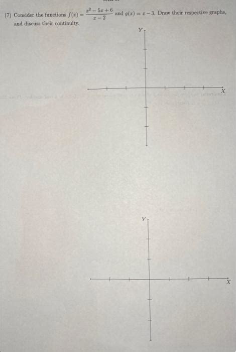 solved 7 consider the functions f x x−2x2−5x 6 and