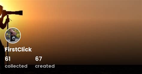 firstclick profile opensea