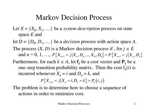 PPT Markov Decision Processes PowerPoint Presentation Free Download ID 1849668