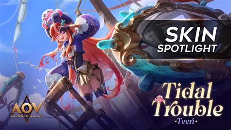 Teeri Tidal Trouble Skin Spotlight Garena Aov Arena Of Valor Youtube