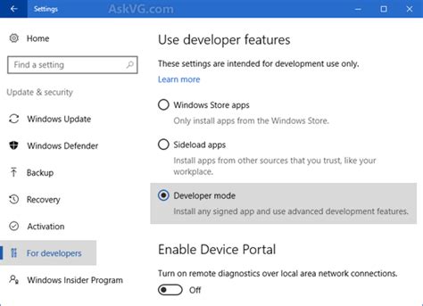 Tip How To Install And Run Windows Subsystem For Linux WSL In Windows 10 AskVG