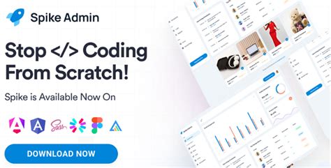 Spike Angular Admin Dashboard Template Codemarket