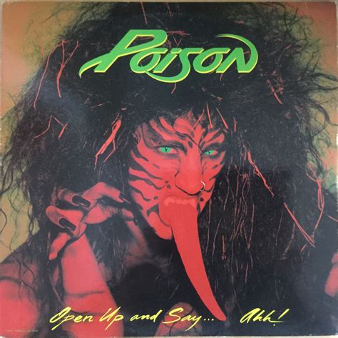 Poison Open Up And Say Ahh Banned Cover Poison Albums Every