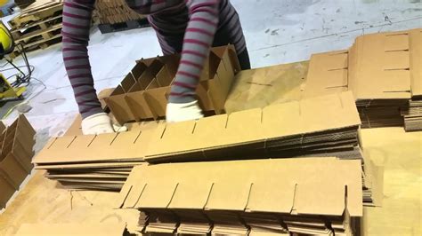 골판지 칸막이 작업현장 Youtube