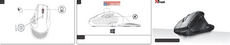 Handleiding Trust Vergo Ergonomic Wireless Comfort Mouse Pagina 1 Van 2 Alle Talen