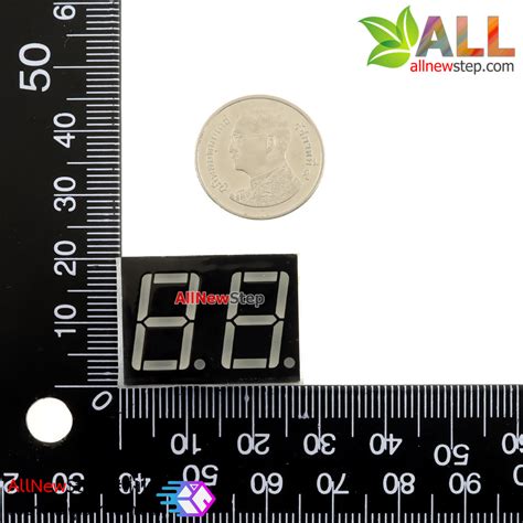 7 Segment 056 นิ้ว Common Cathode 2 Digit Red ไฟ 7 Segment 056 2 หลัก
