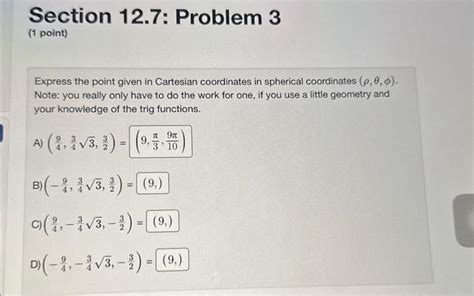 Solved Section 127 Problem 1 1 Point What Are The