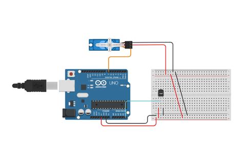 Circuit Design Sensor Gerak Tinkercad