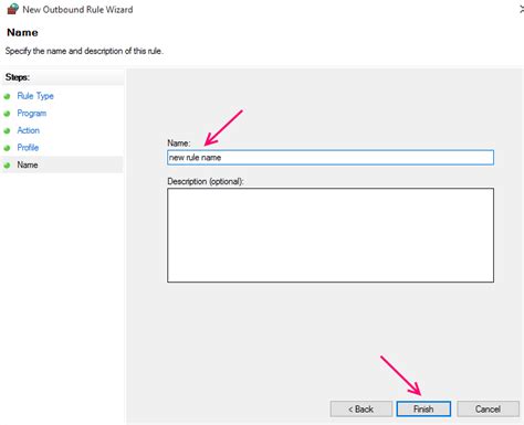 Win Block Internet Access Of A Program By Making Firewall Rule