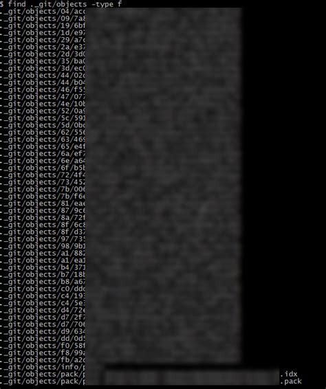 github git object database seems to be missing blob objects stack