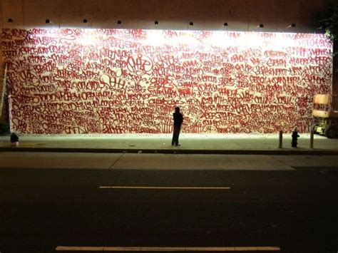 Barry Mcgees Graffiti Wall On East Houston And Bowery Graffiti Wall