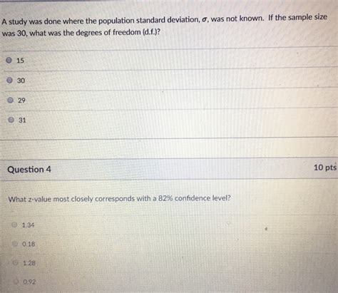 Solved Question 1 When Constructing A Confidence Interval