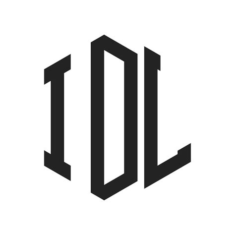 Premium Vector Idl Logo Design Initial Letter Idl Monogram Logo Using