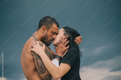Sensual Couple Kiss I Love You Couple In Love Romantic And Love