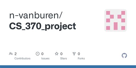 Github N Vanburencs370project