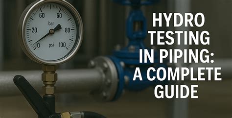 Hydro Testing In Piping A Complete Guide