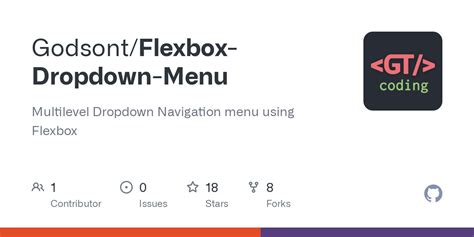 Github Godsontflexbox Dropdown Menu Multilevel Dropdown Navigation Menu Using Flexbox