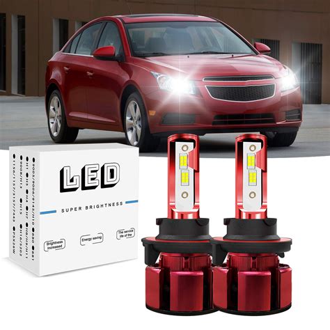 2012 Chevy Cruze Led Headlights 4 Piece 8000k Led Headlight And Fog Light