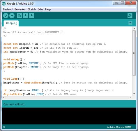 Arduino Les 01 Installatie Zoekutuit Nl