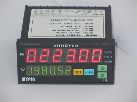 Digital Counter Mini Length Batch Meter 1 Preset Relay Output Count