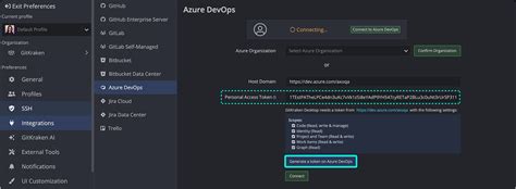 Gitkraken Desktop Azure Devops Integration Connect Azure Devops