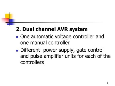 PPT AUTOMATIC VOLTAGE REGULATOR AVR PowerPoint Presentation Free Download ID