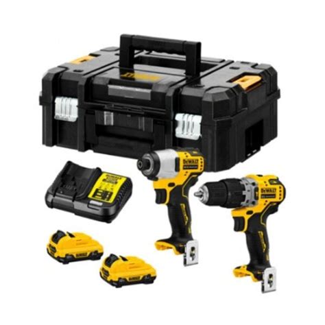 Dewalt Dck2111l2t Combo Set สว่านกระแทก ไขควงอิมแพคไร้สาย 12v Dcd706