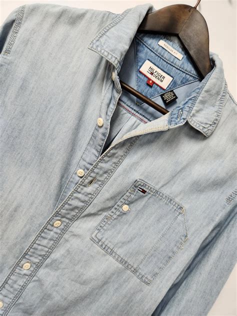 타미힐피거 연청셔츠 당근 중고거래