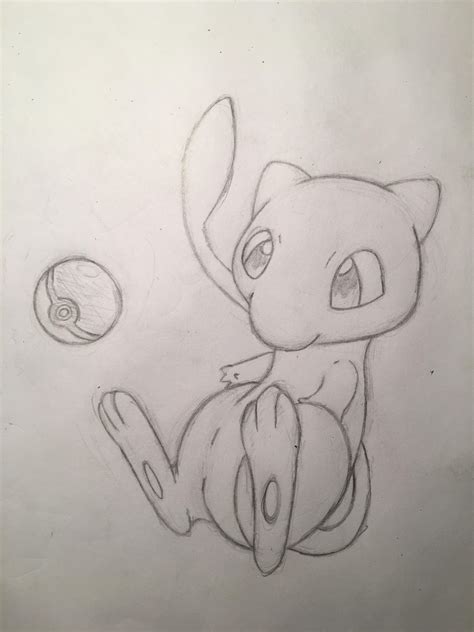 Mew Drawing At Explore Collection Of Mew Drawing
